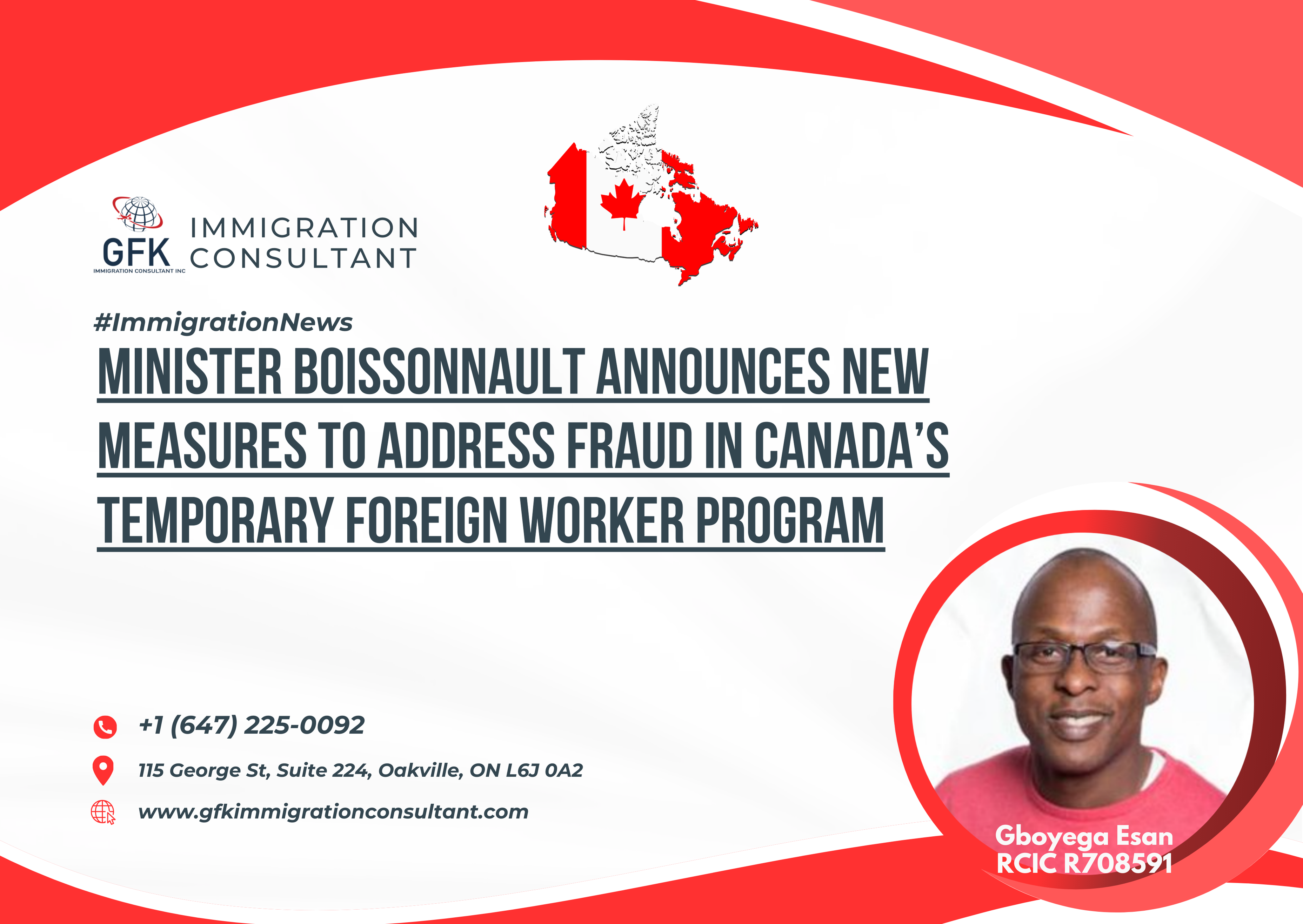 Minister Boissonnault announces new measures - GFK Immigration Consultant