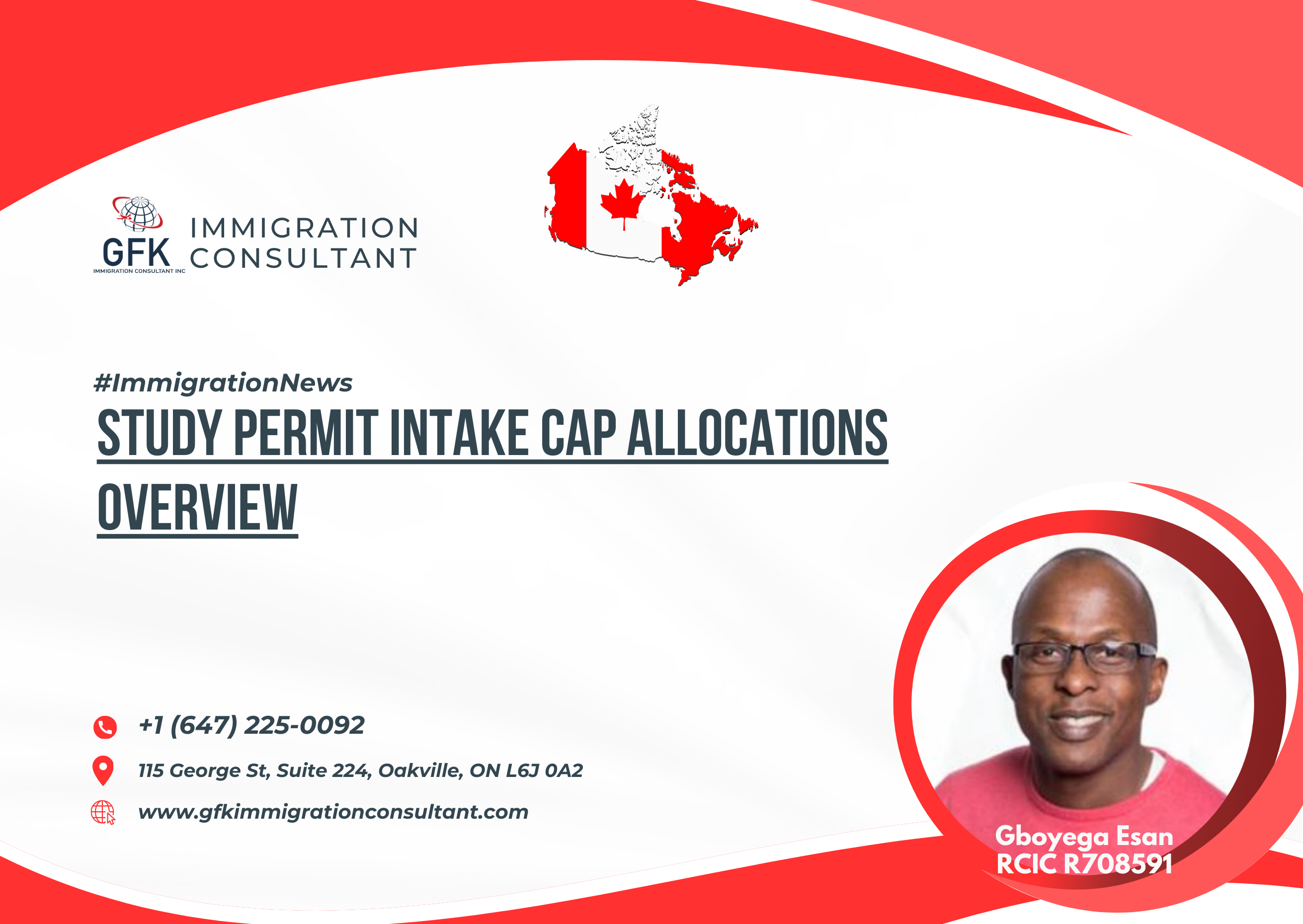 Study Permit Intake Cap - GFK Immigration Consultant