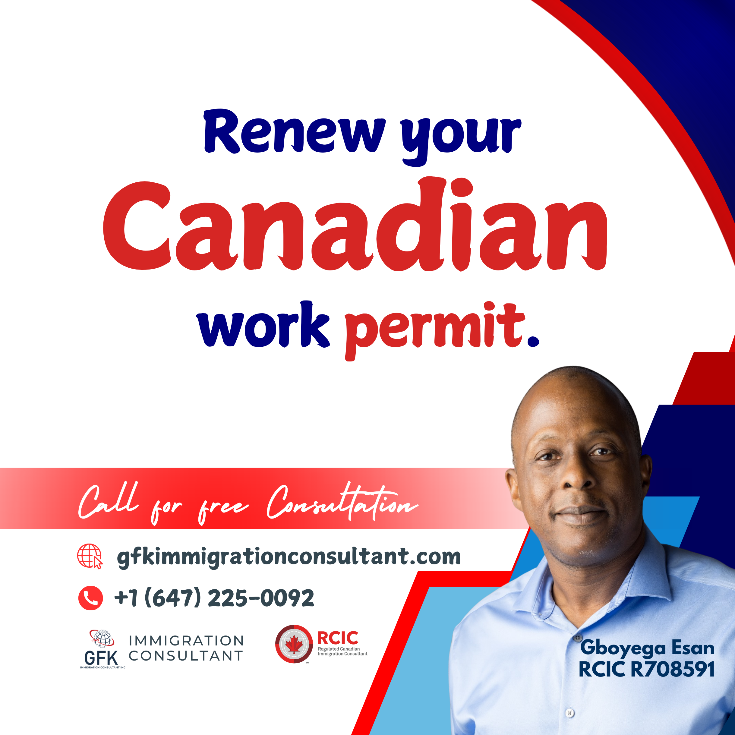 Renew your Canadian work permit. - GFK Immigration Consultant
