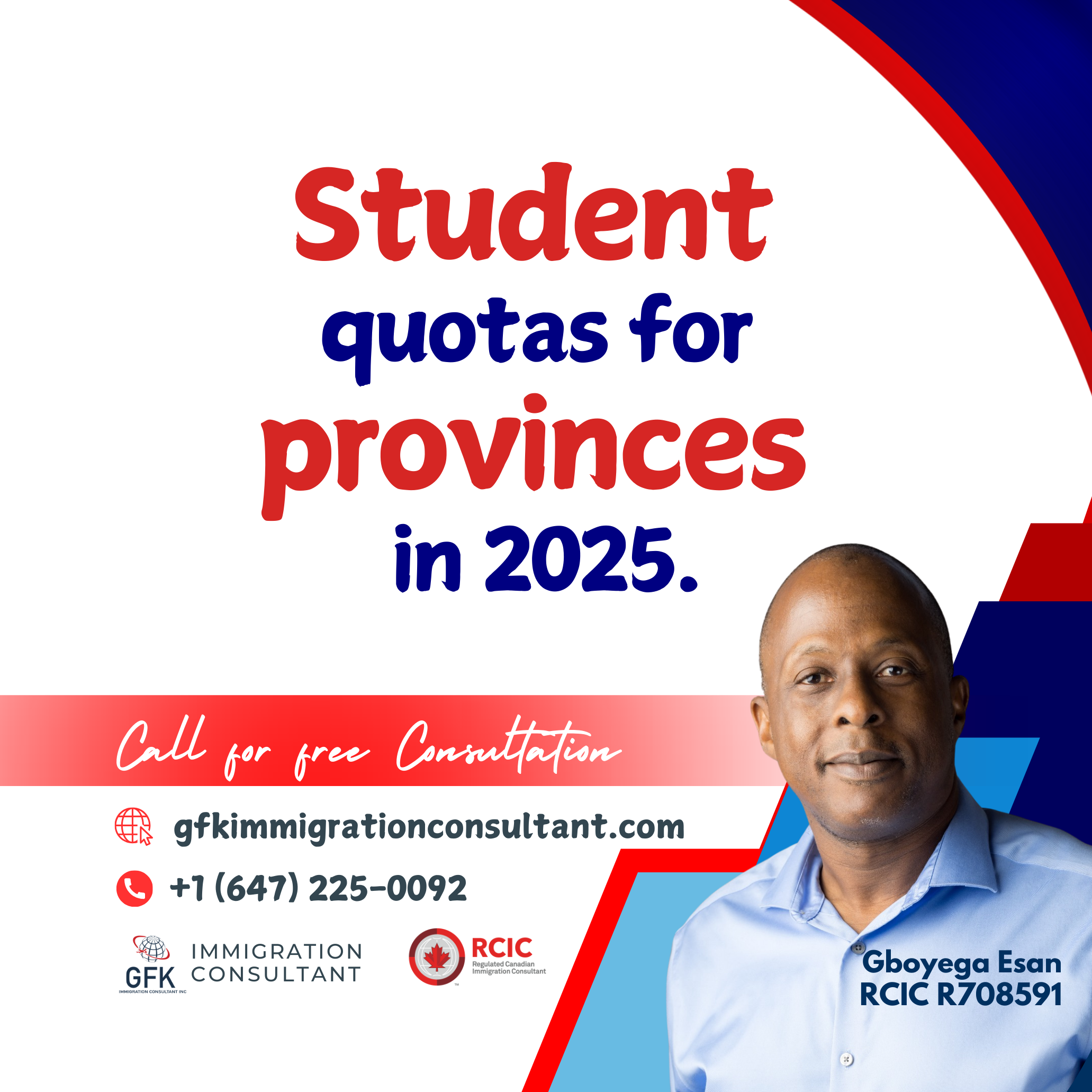 Student quotas for provinces in 2025. - GFK Immigration Consultant