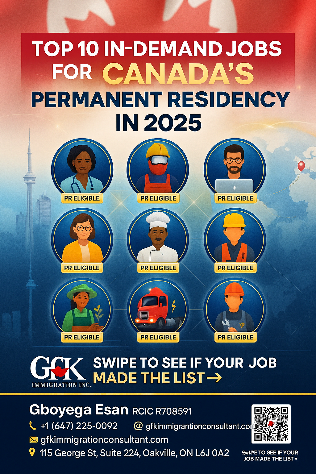 Top 10 In-Demand Jobs For Canada’s PR - GFK Immigration Consultant