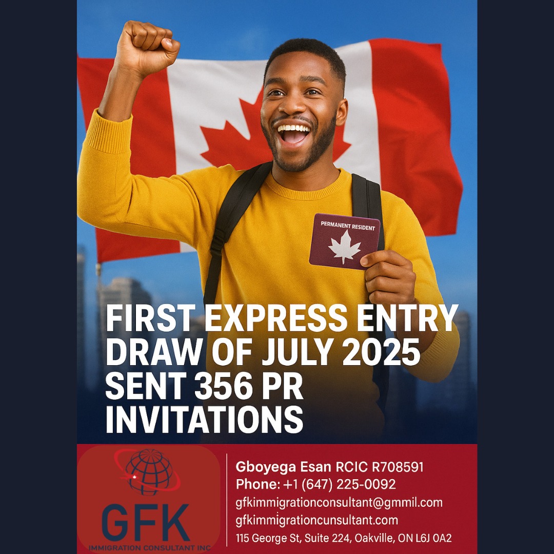 First Express Entry Draw of July 2025 - GFK Immigration Consultant