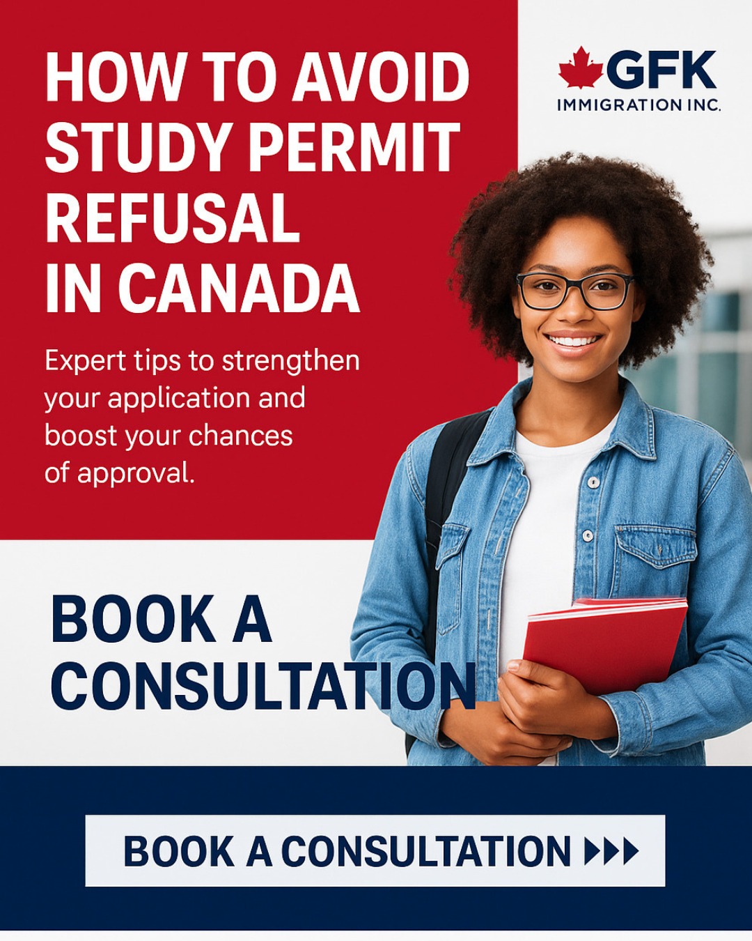 How to Avoid Study Permit Refusal in Canada - GFK Immigration Consultant