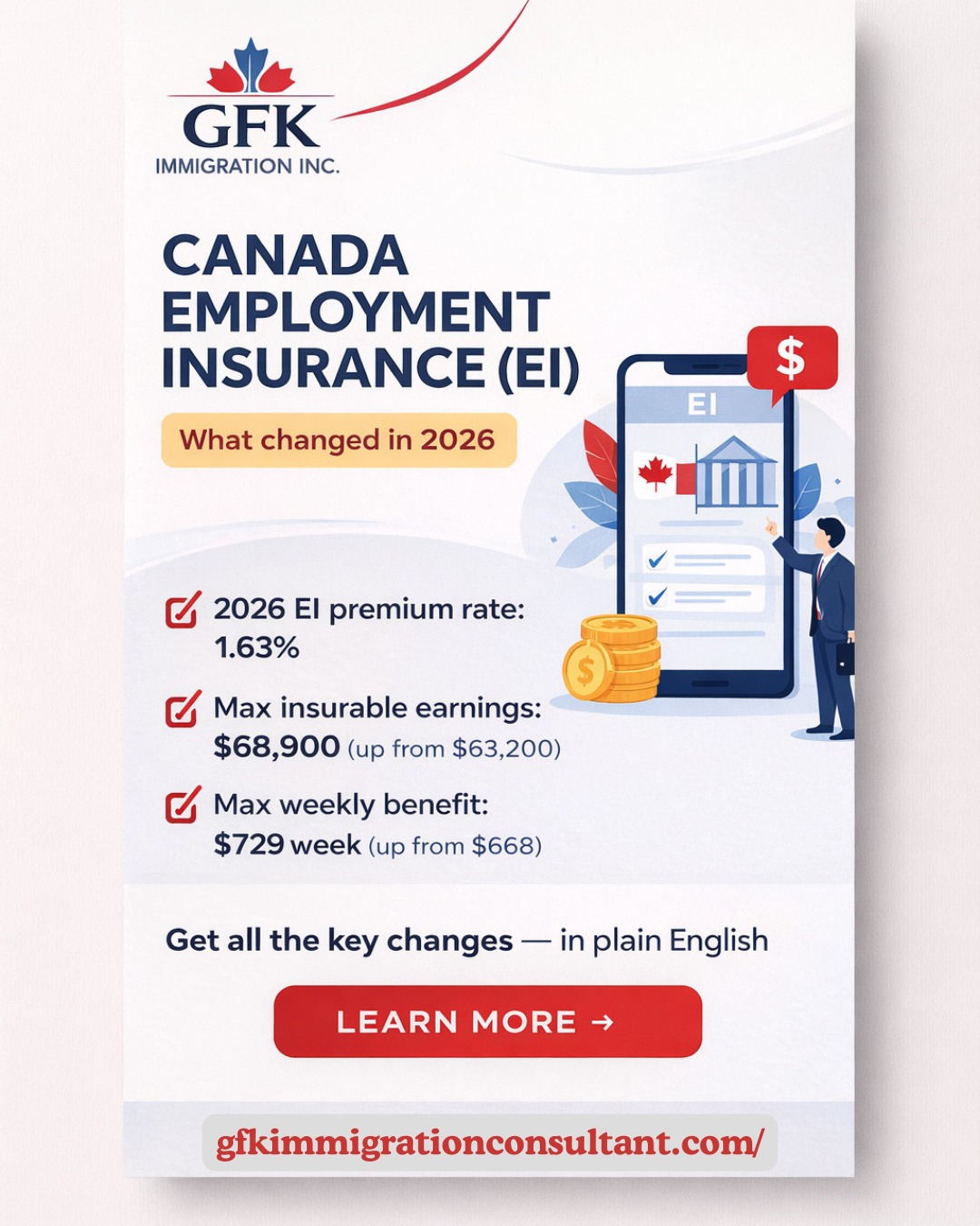 Canada Employment Insurance (EI) Rules — What Changed in 2026 - GFK ...